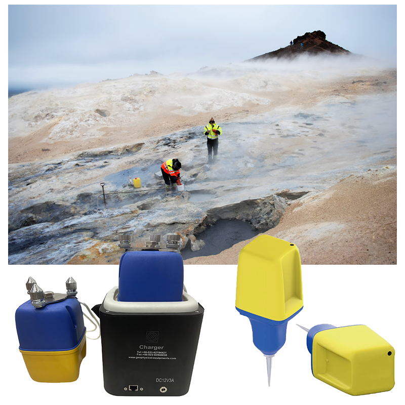 Wireless 5Hz Long Battery Life Seismograph Seismic Data Logger Real ...