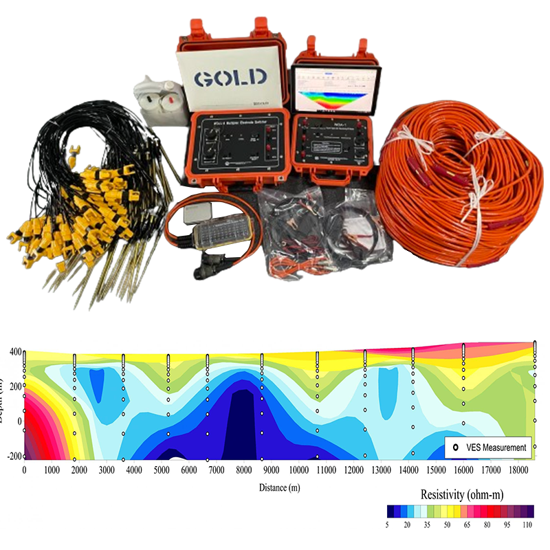 Geophysical Resistivity Meter Geophysical Equipment For Underground ...