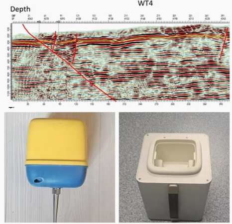Wireless 5Hz Long Battery Life Seismograph Seismic Data Logger Real ...