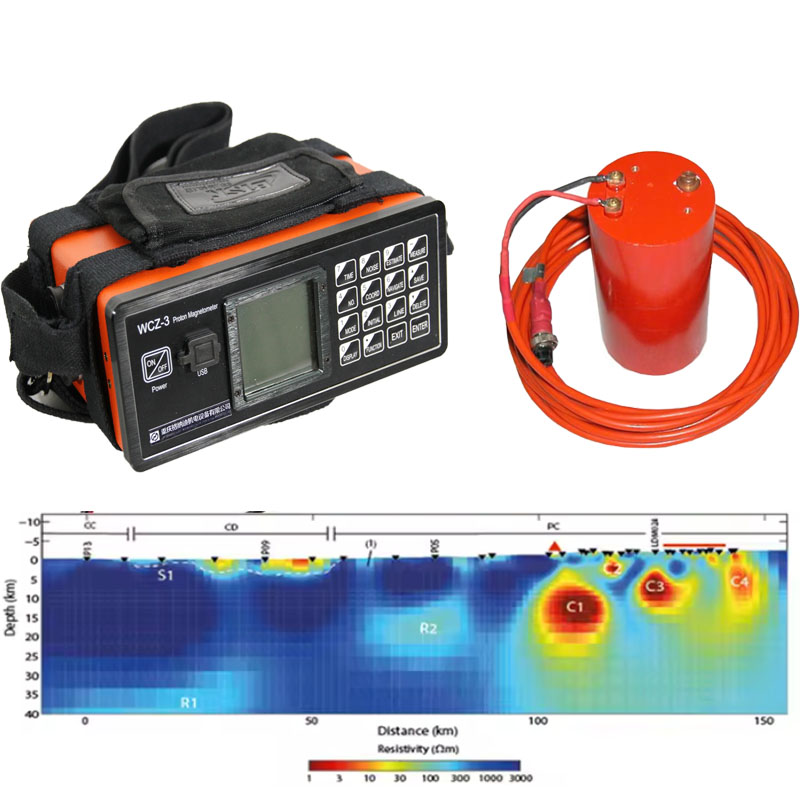 20000NT 100000NT Geological Exploration Equipment WCZ-3 Proton ...